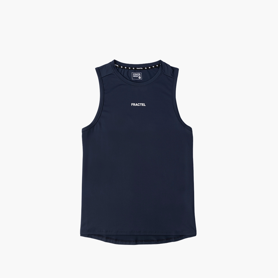 Men's Running Singlet In Blue – FRACTEL